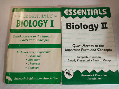 BIOLOGY II ESSENTIALS (ESSENTIALS STUDY GUIDES) (V1 and V. 2) By ...