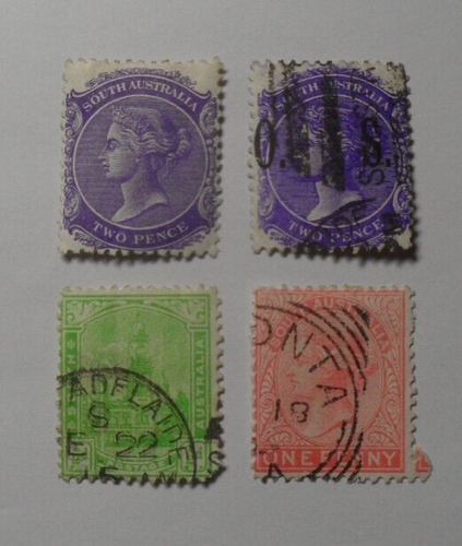 STAMPMART : AUSTRALIA SOUTH 1857 - 1902 QUEEN VICTORIA 4 MINT / USED ...