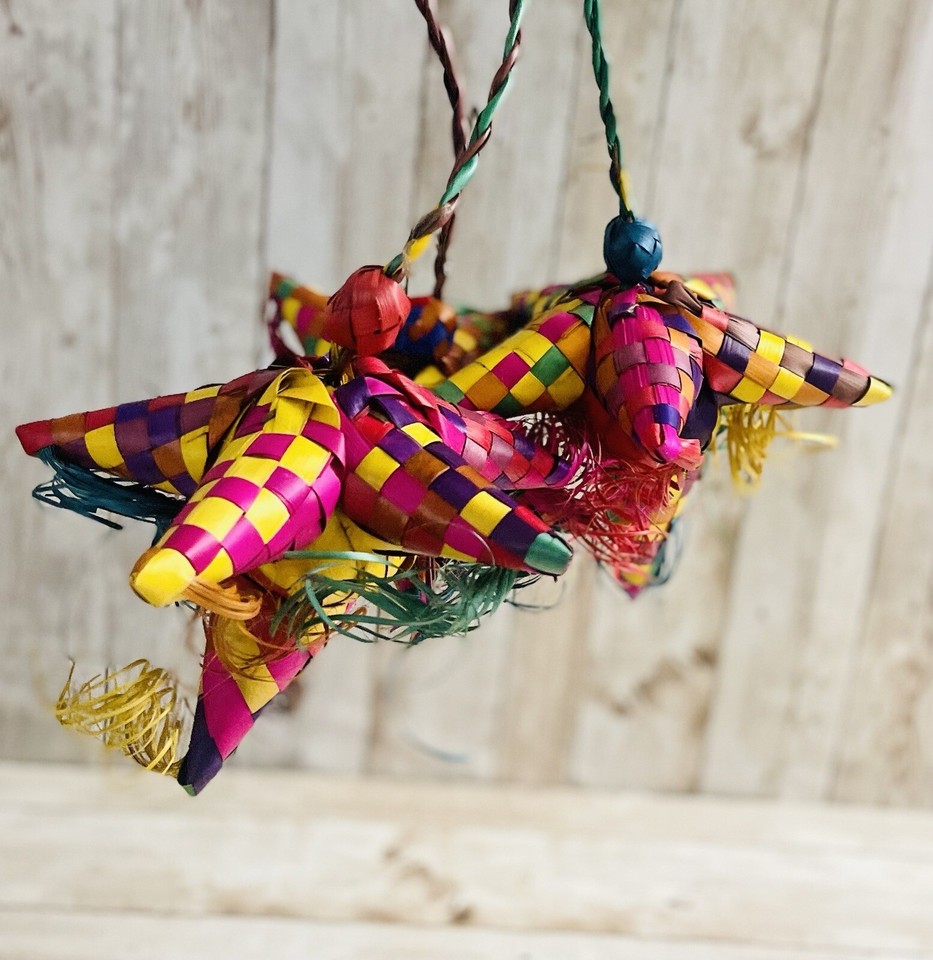 12x Mexican Christmas Piñata Ornaments Handmade 12x Piñatas Navideñas ...