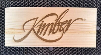 Kimber Firearms Pistol Sign 12x5 Made In USA Twin Sided Collectors ...