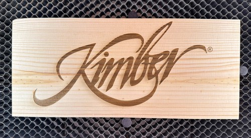 Kimber Firearms Pistol Sign 12x5 Made In USA Twin Sided Collectors ...
