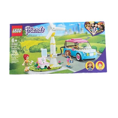 Lego Friends Olivia's Electric Car Building Toy Set #41443 183 Pieces ...