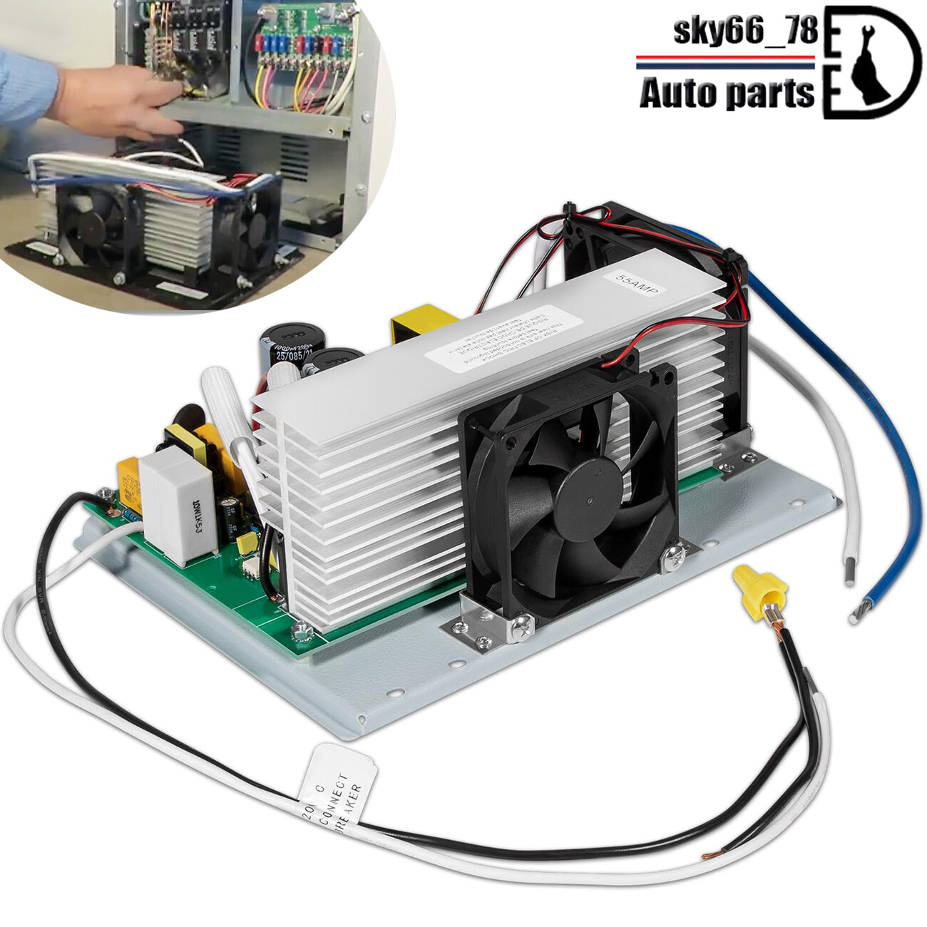 for Parallax 081-7155-000 Converter Section Replacement 55Amp 7155 WFCO ...