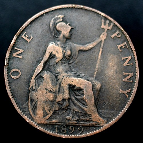 1899 Great Britain Penny Queen Victoria Coin - Beautiful Coin 🇬🇧 | eBay