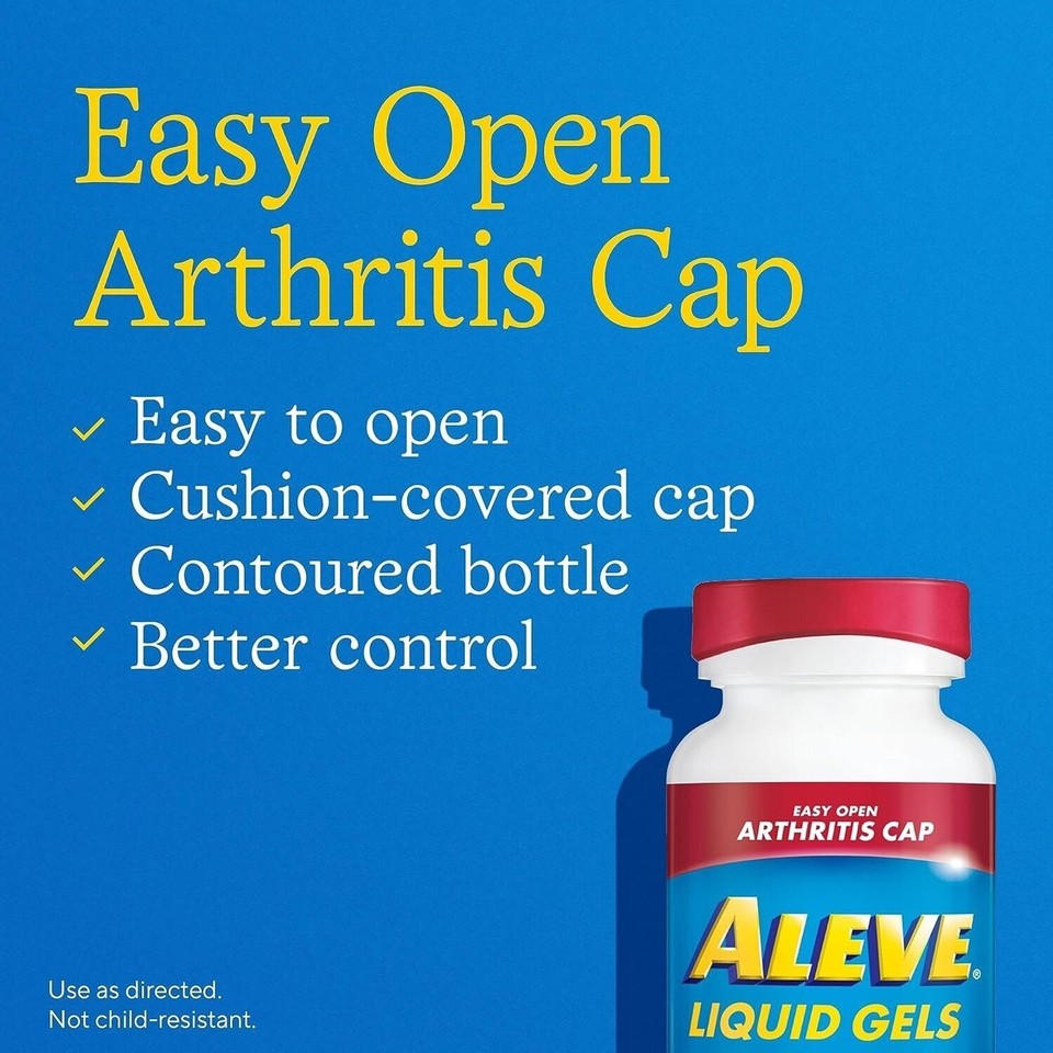 Aleve Arthritis Liquid Gels 80ct. 24cs | eBay