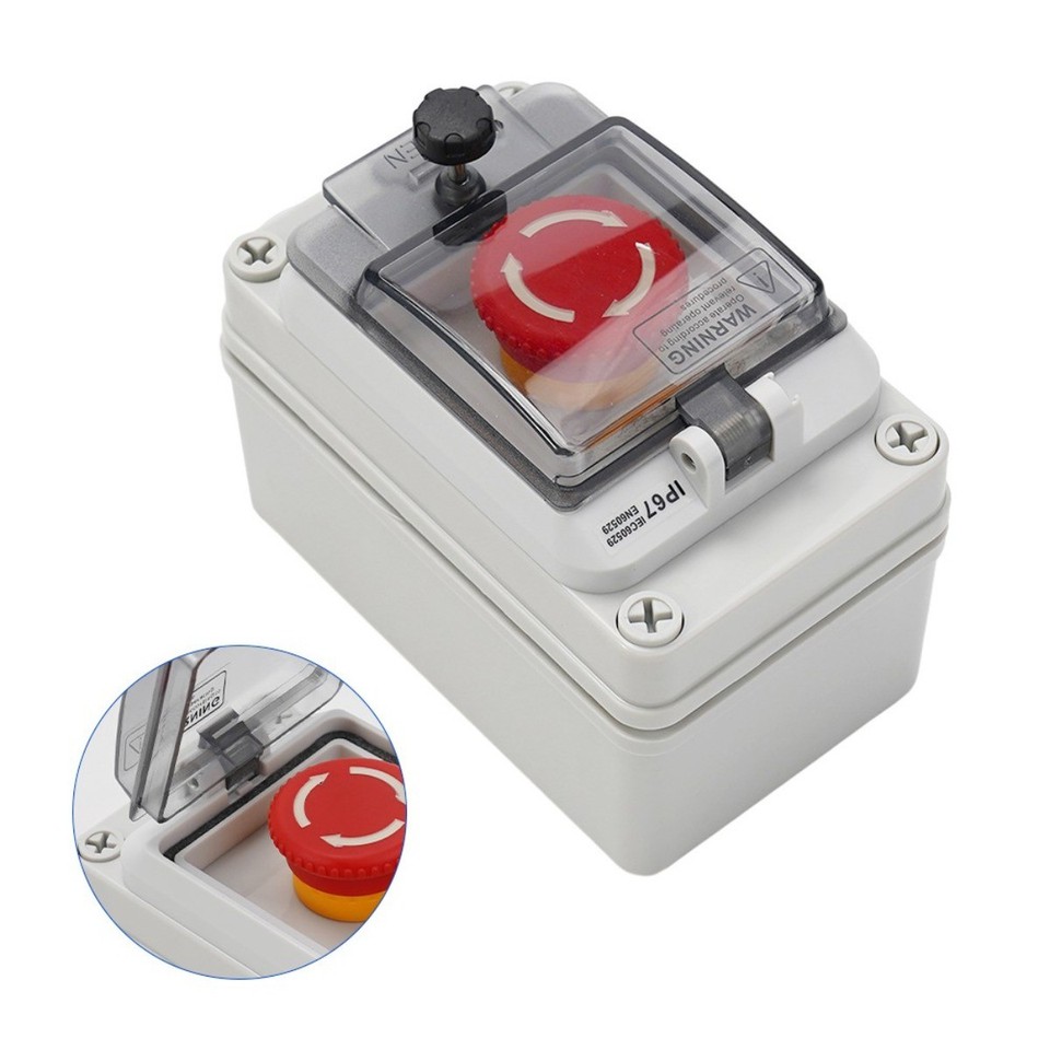Estop Switches With Box E-Stop Box Stop Push Button Switch With Box Kit ...
