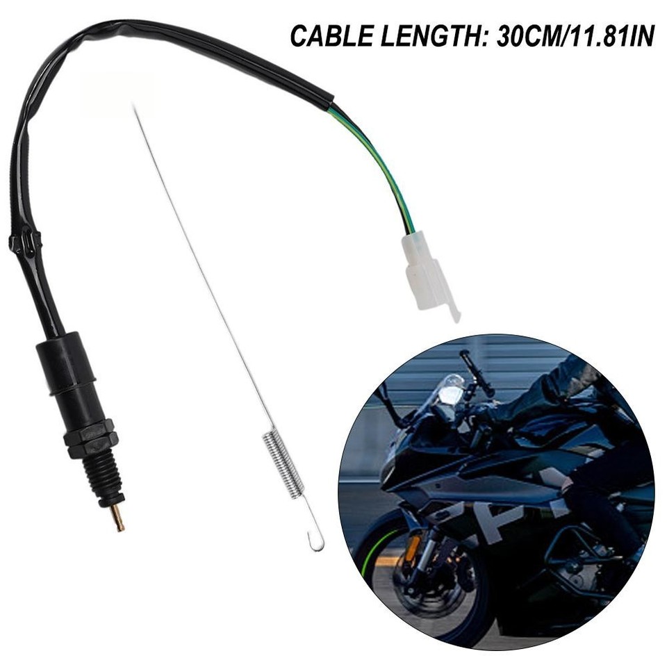 Motorcycle Rear Brake Light Switch Motorbike W/ Spring Fits For Parts ...