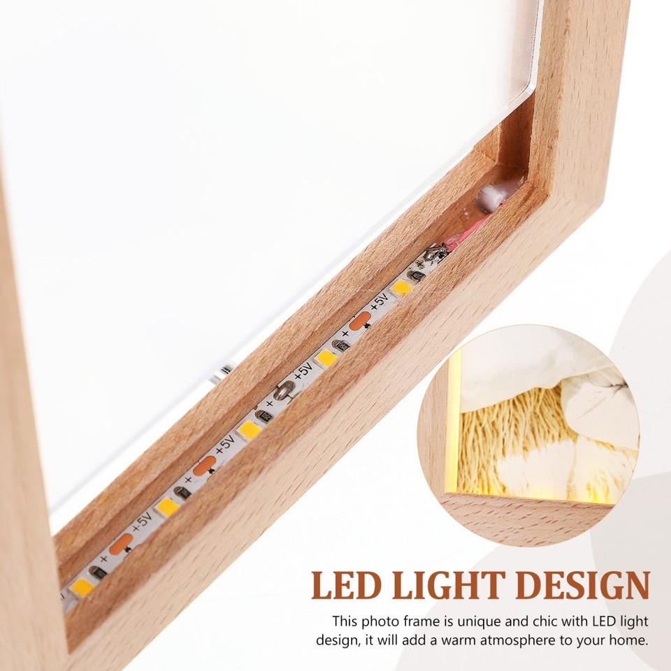 3pcs Light Up Picture Frame LED Light Photo Frame light up picture ...