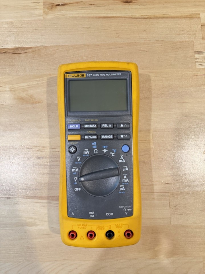 FLUKE 187 TRUE RMS MULTIMETER (PARTS ONLY) FOR PARTS DOESN’T WORK ...