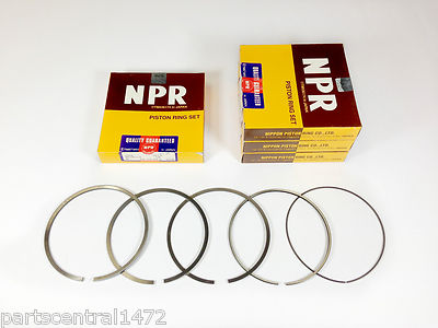 New NPR Piston Ring Sets (Set of 4) For ISUZU NPR 4HE1 4.8L Diesel 1998 ...