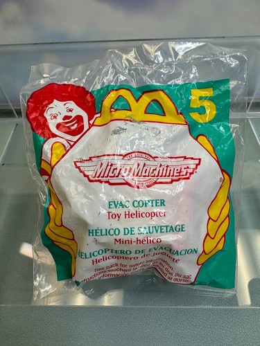 Vintage 1996 McDonald's MicroMachines Happy Meal Toy Helicopter NEW | eBay