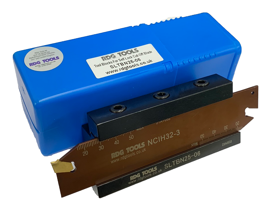 PARTING OFF TOOL CUT OFF SYSTEM BLOCK BLADE TIP 8, 10, 12, 16, 20, 25MM ...