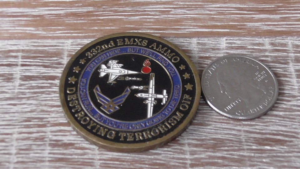 USAF 332nd Expeditionary Maintenance Squadron AMMO OIF Balad AB ...