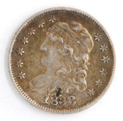 United States 1833 Capped Bust Half Dime 5C 90% Silver Philadelphia ...