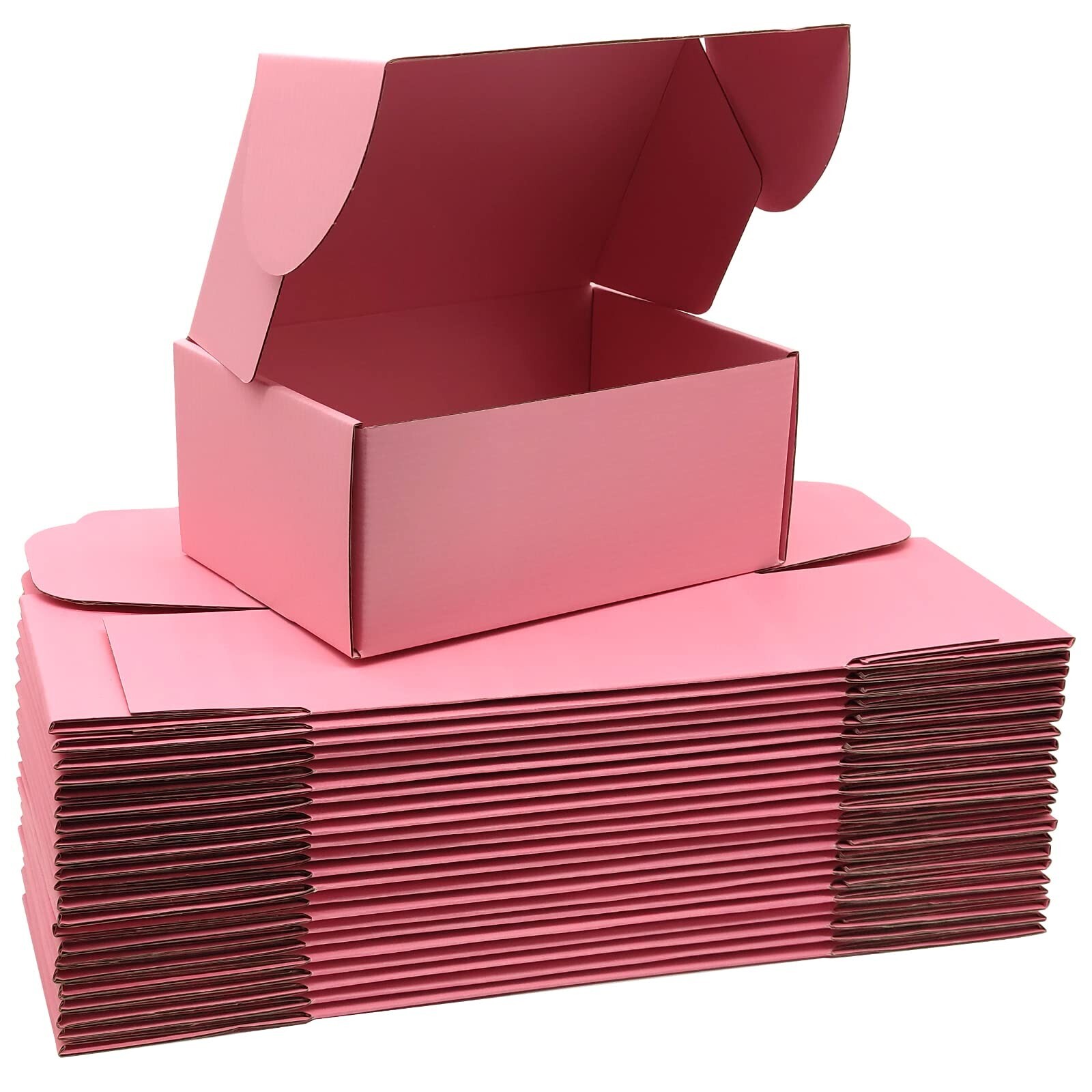 Small Pink Shipping Boxes for Small Business Pack of 25-9x6x4 inches ...