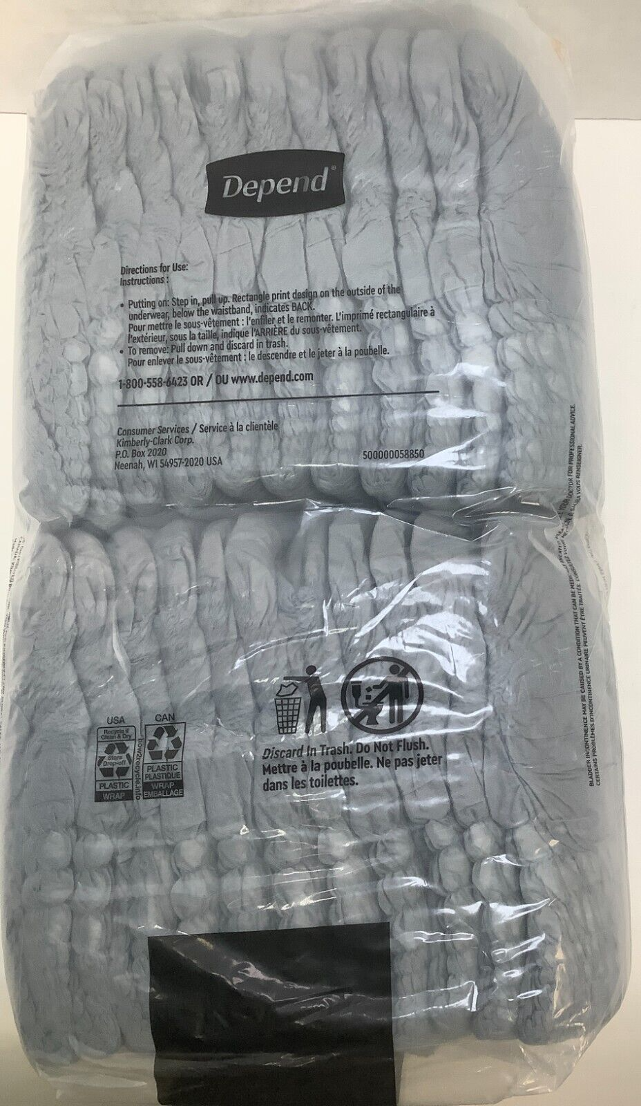 Depend Fresh Protection Adult Underwear for Men 22 Ct, XXL, Disheveled ...