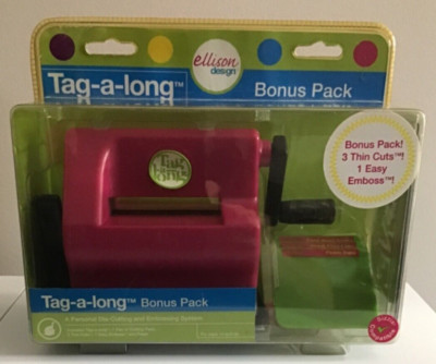 NEW..ELLISON DESIGN TAG-A-LONG Personal DIE CUTTING & EMBOSSING Kit ...