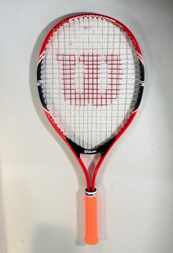 Wilson Federer 25 Tennis Racket Racquet Youth Size Pro Over grip | eBay