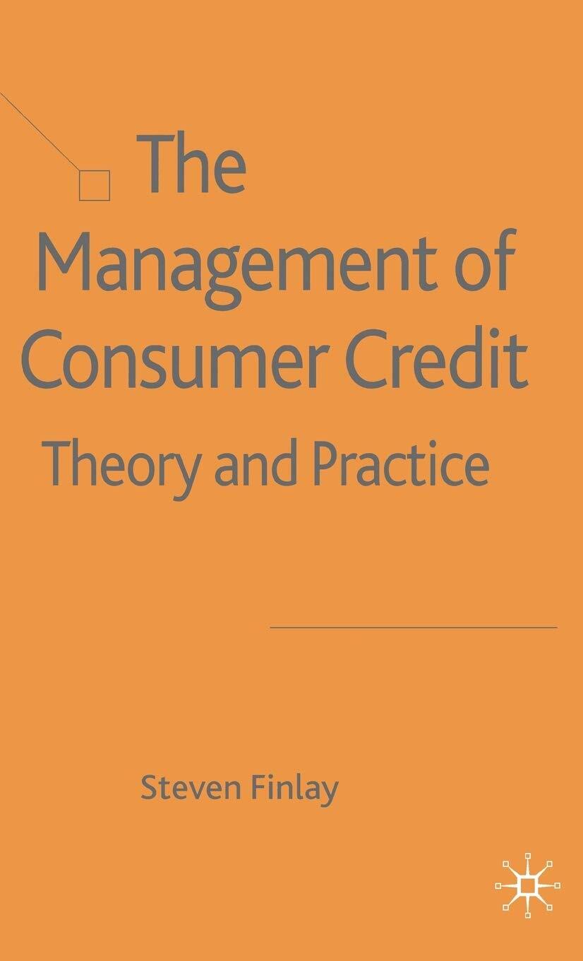 Management of Consumer Credit : Theory and Practice by Steven Finlay ...