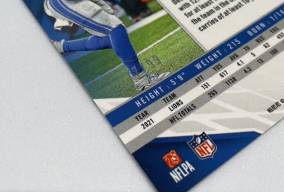 D’andre Swift 2022 Phoenix Orange Parallel /99 Lions Bears #84 | eBay