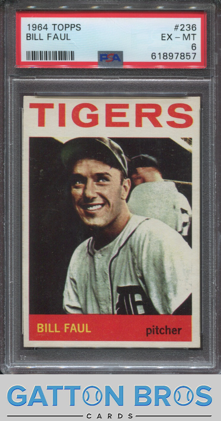 1964 Topps Bill Faul #236 PSA 6 EX-MT | eBay
