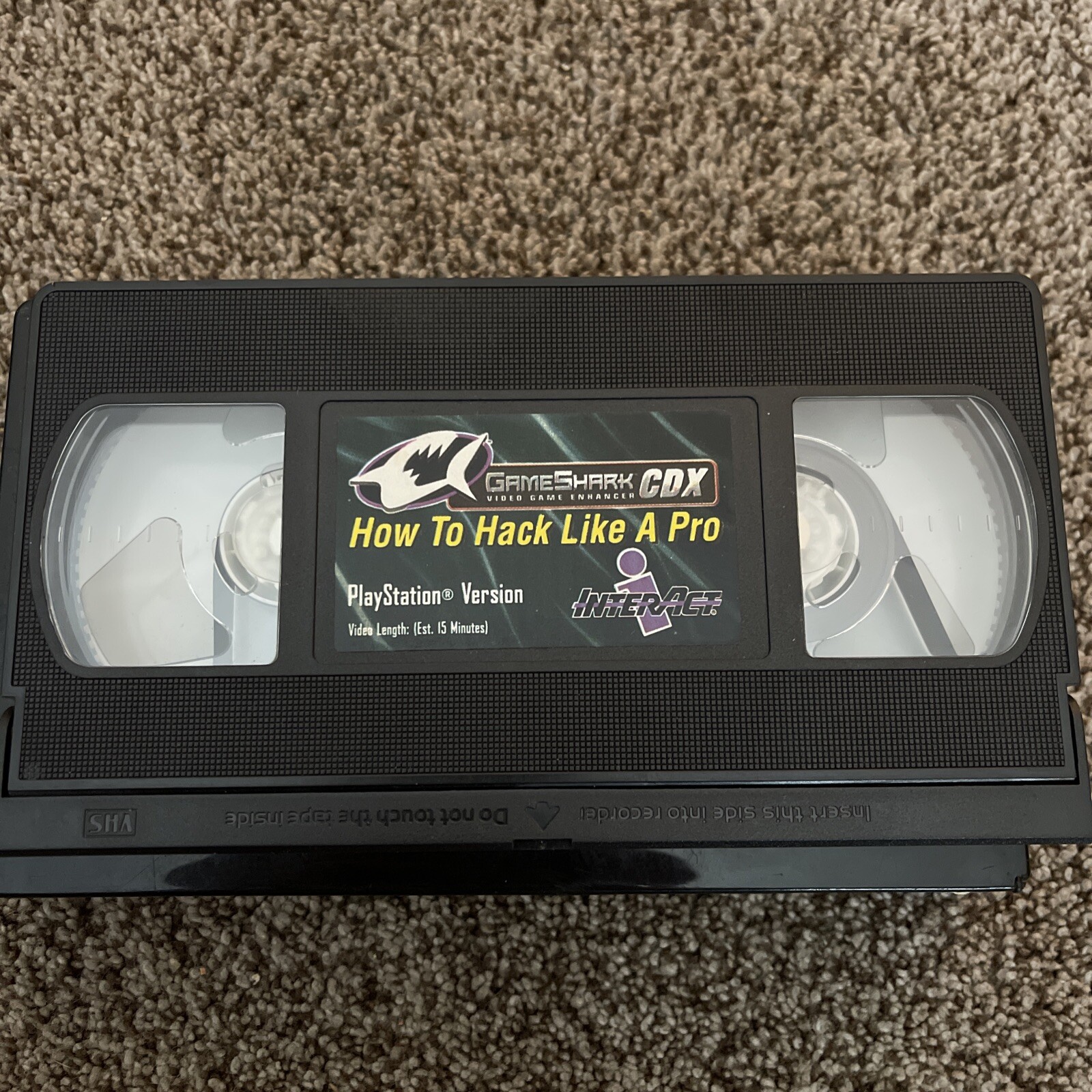 INTERACT GAMESHARK CDX VERSION 3.3 PS1 PLAYSTATION 1 VHS! No Disc No ...