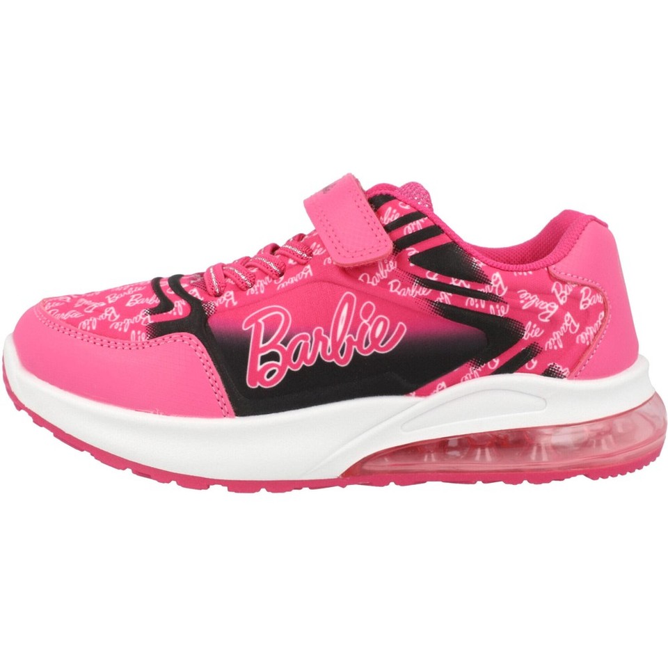 Barbie Stella Trainers Pink Light-Up Kids Shoes with Logo Fasten Strap ...