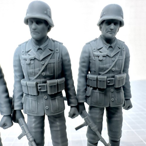 World War 2 German Toy Soldiers Military Resin 1/32 WW2 Sub Machine Gun ...