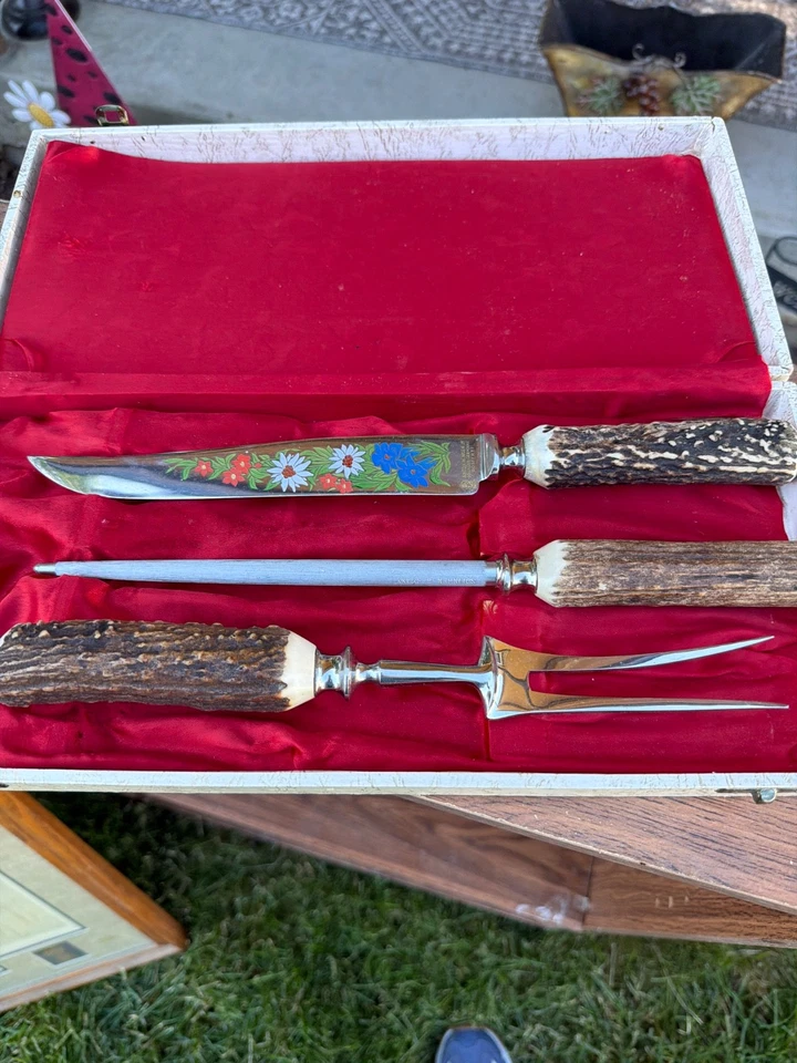 Solingen Germany Carving Set for sale | eBay
