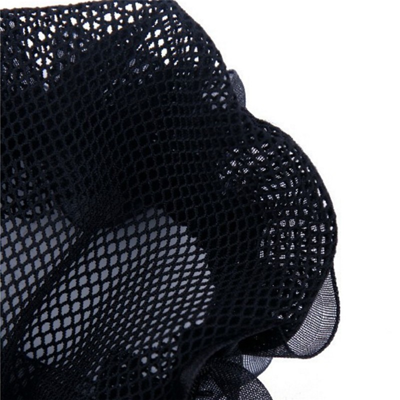 2PCs Women Ballet Dance Skating Snoods Hair Net Bun Cover Black Nylon ...
