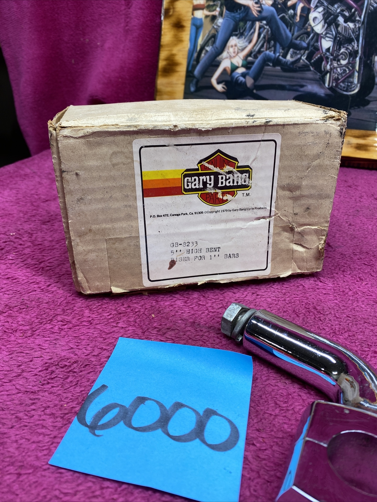 Harley Chopper Vintage Springer Glide Handle Bar Riser Risers Aee Sb&f ...