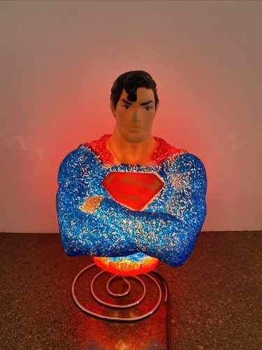 Superman Night Light Lamp DC Comics Popcorn Textured Plastic Tested ...