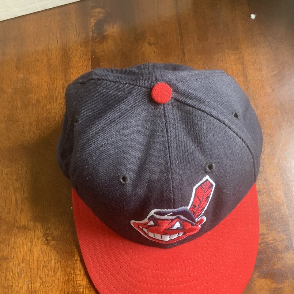 Cleveland Indians Chief Wahoo New Era 59Fifty Fitted 7 1/4 Hat Cap MLB ...
