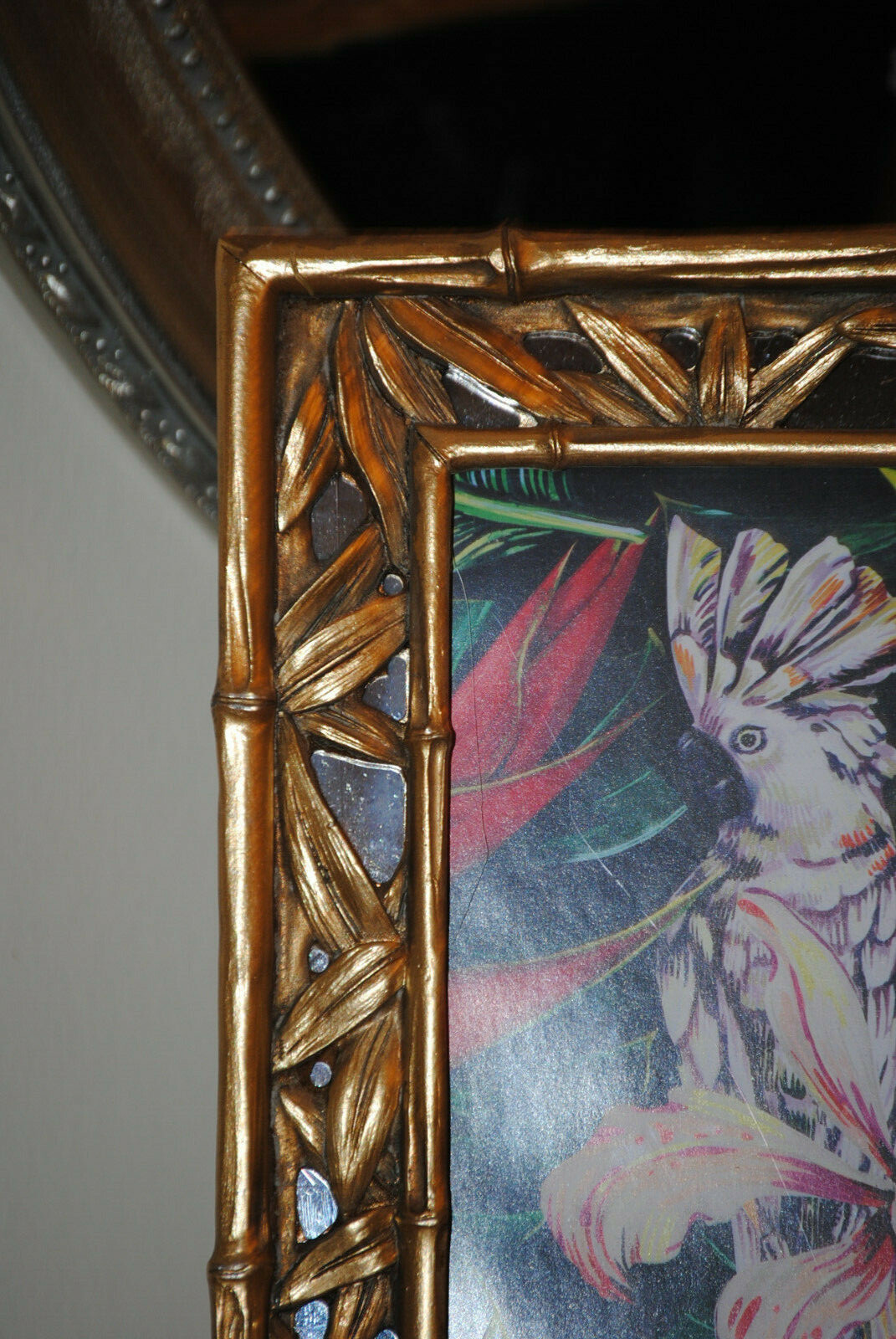 Edel Bilderrahmen 10 x 15 Fotorahmen Blätter Rechteckig Rahmen Gold ...