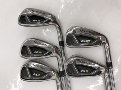 Golf Iron Set TaylorMade M2 2017 REAX STEEL FST High Launch 88 (R) 5pcs ...