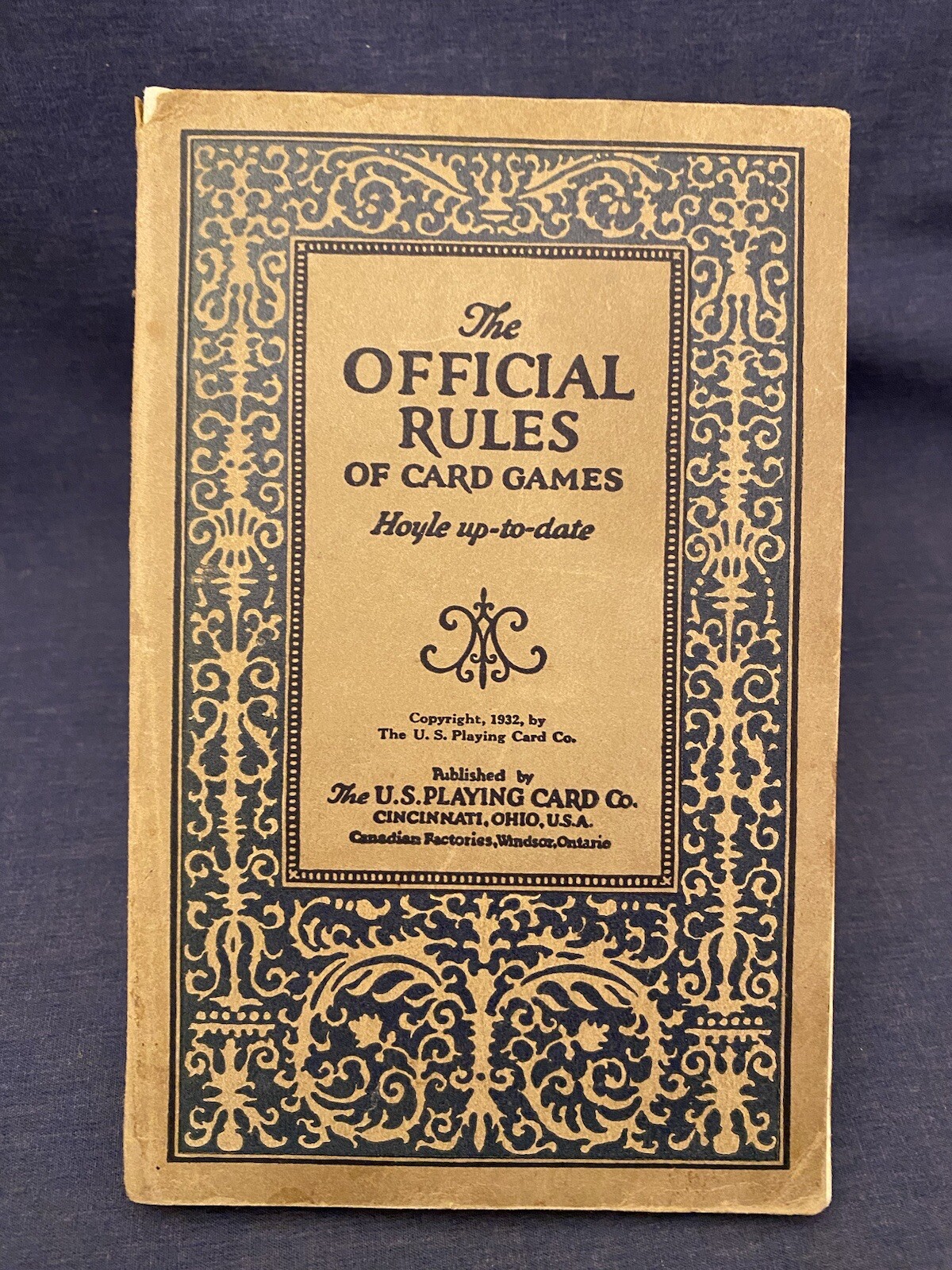 Antique 1931 The Official Rules of Card Games Hoyle Up to Date Us ...