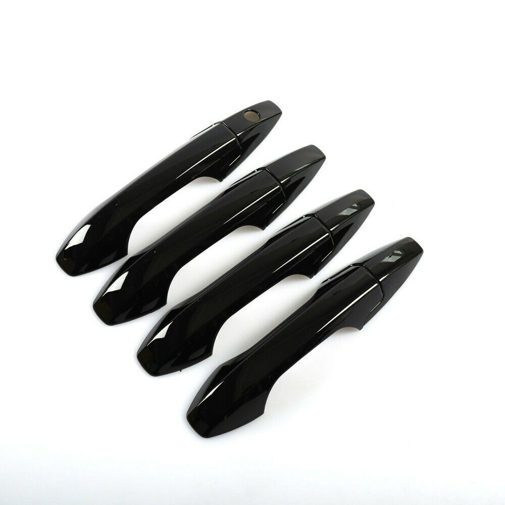 Gloss Black Door Handle Covers Trim For 07-12 RDX SUV 07-13 MDX 04-08 ...