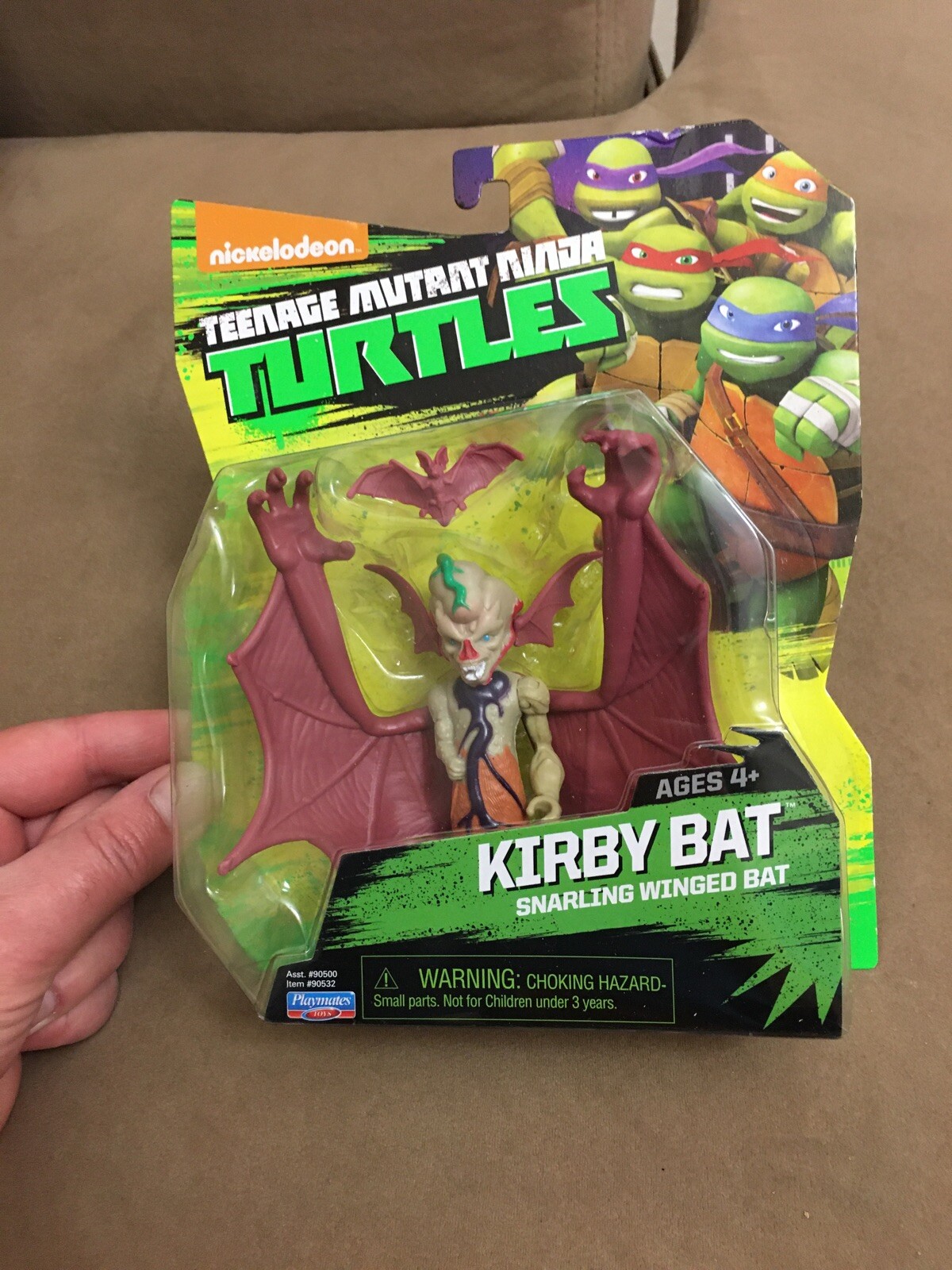 NEW Teenage Mutant Ninja Turtles Kirby Bat Snarling Winged Bat Figure ...