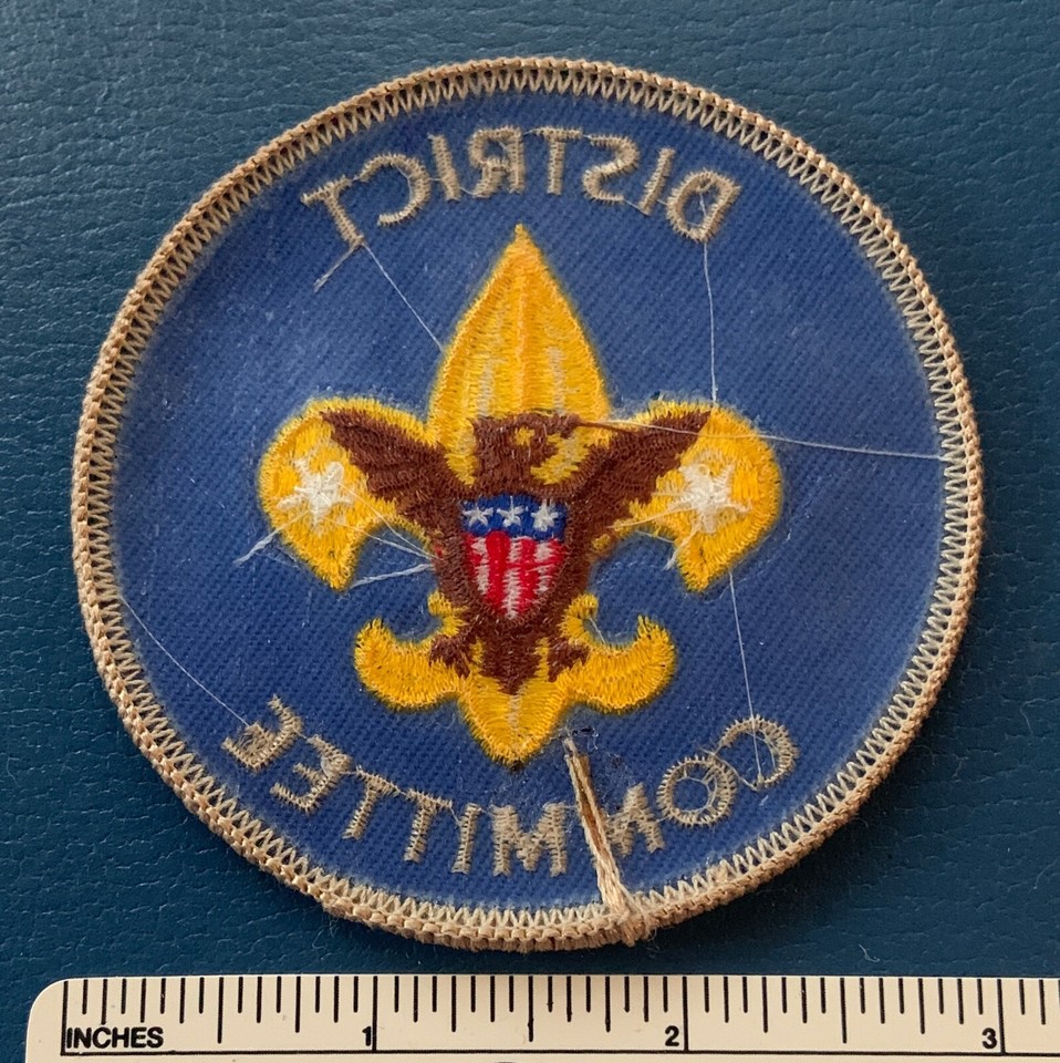 NOS DISTRICT COMMITTEE Boy Scout Position Badge PATCH BSA Uniform Badge ...