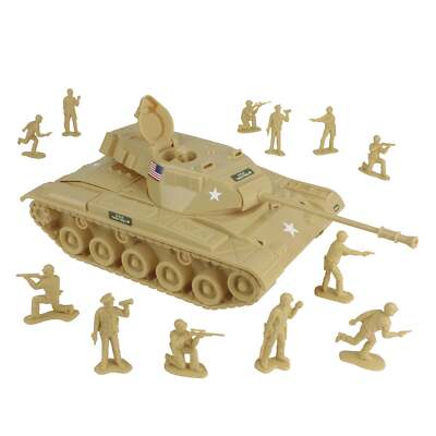 Tim Mee Processed Plastic Tan M41 Walker Bulldog Tank SWAT Timmee Army ...