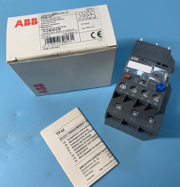 ABB Tf42-13 1SAZ721201R1045 Thermal Overload Relay for sale online | eBay