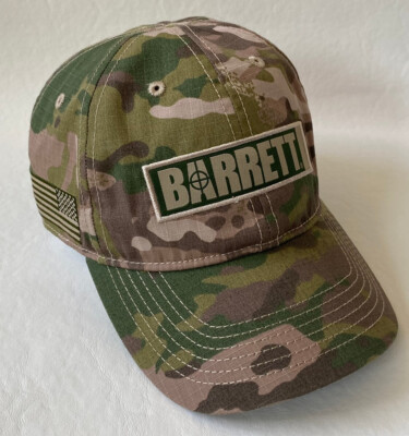Barrett Adult Leader in Long Range Flag Camo Adjustable Baseball Cap ...