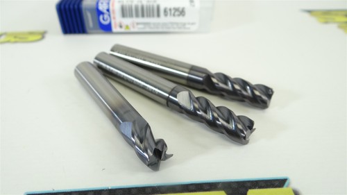 3 NEW GARR CARBIDE +ALTIN 4 FL CORNER RADIUS END MILLS 5/16" X .010 ...