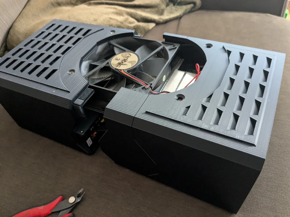 Asrock AMD BC250 APU GPU BC-250 Minimal Case for Flex PSU : 3D Printed ...