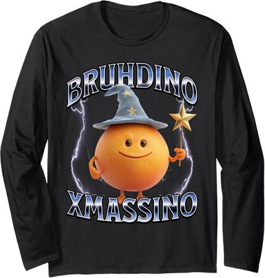Italian Brainrot Orange Wizard Meme Long Sleeve T-Shirt | eBay