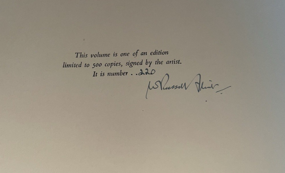 Drawings Sir William Russell Flint P.R.W.S. R.A. [Signed] limited ...