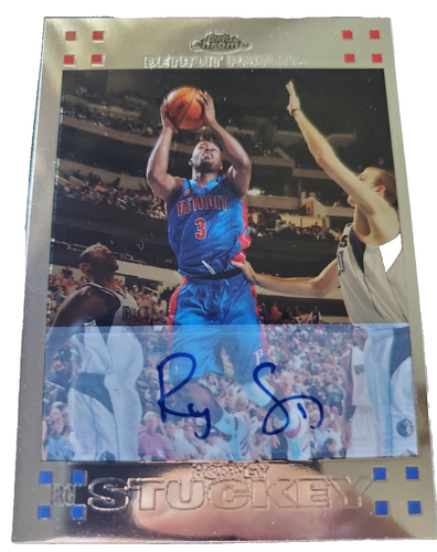2008 Topps Chrome Autograph Card #/999 RODNEY STUCKEY AUTO Rookie RC ...