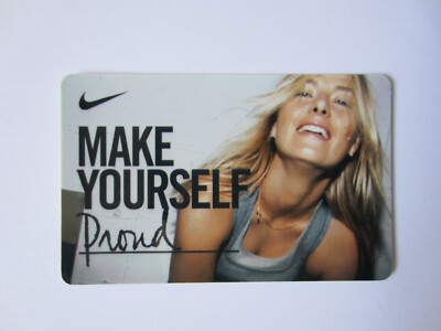 Maria Sharapova Nike Gift Card No $ Loaded US Open USTA Tennis | eBay