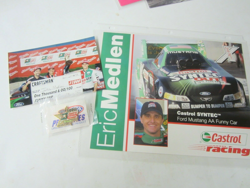 NHRA 1999 John Medlen/CruzP & Eric Medlen Castrol Racing Drag Racing ...