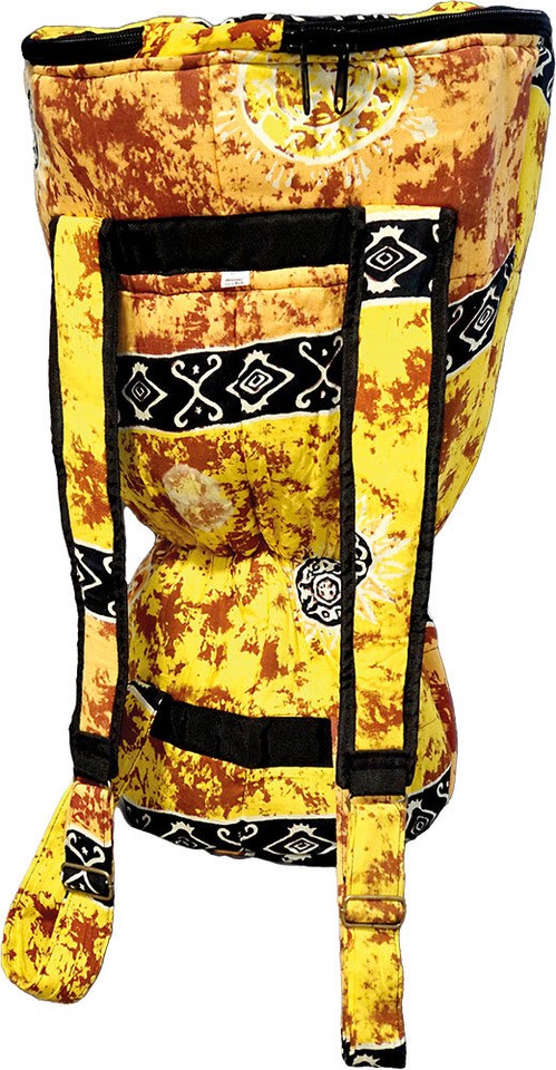 Viking VDB-12 Djembe Bag for 12inch-head, (60cm high). Yellow patterned ...
